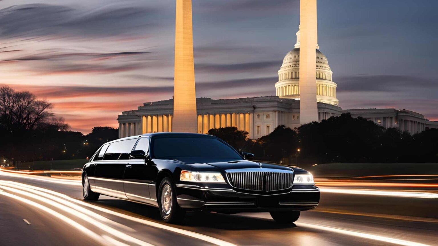 DC Christmas Light Limo Service | Holiday Light Tours in Washington DC